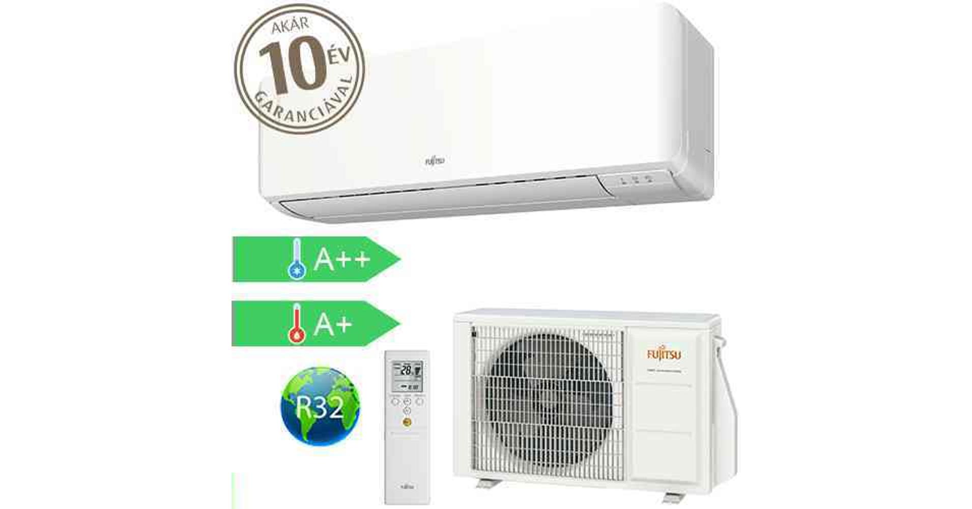 Fujitsu ASYG12KMCF/AOYG12KMCC 3,5 KW splít klíma R32 - Fujitsu ...